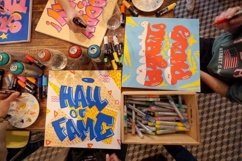Paris: Graffiti on Canvas Workshop at an Art Studio - Practical Details and Tips
