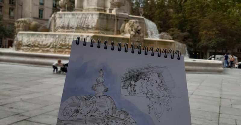 Paris: Plein Air Sketching Course, Drawing & Watercolor - Key Points
