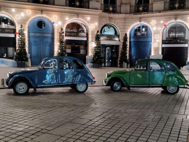 Paris: Private Christmas lights tour in Citroën 2CV 2h - Key Points