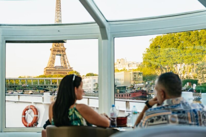 Paris: Seine River Panoramic Views Dinner Cruise - Key Points