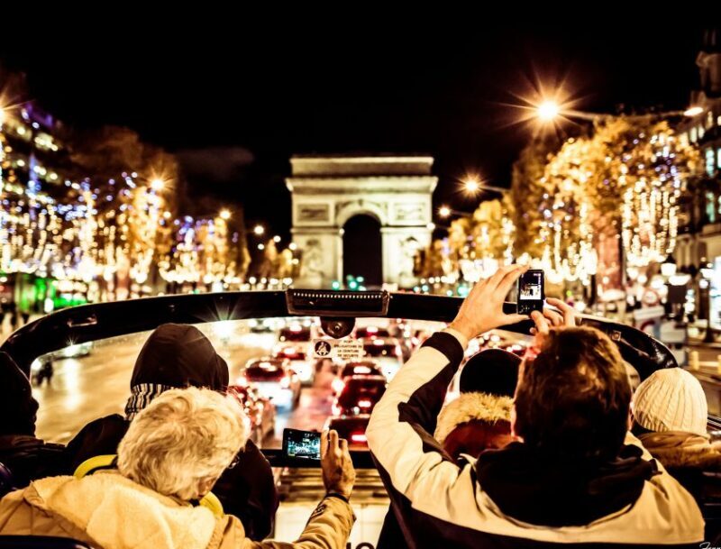 Paris: Tootbus Open-Top Christmas Bus Tour - Key Points