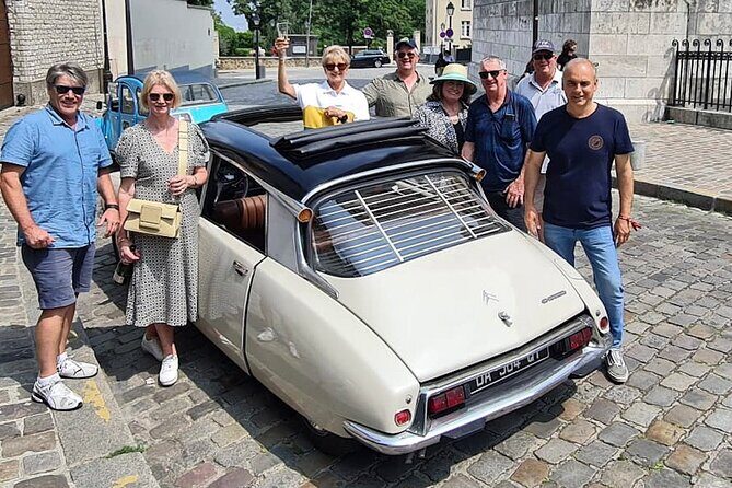 Paris TV Show Tour in a Open Top Vintage French Car Citroen DS - Exploring the Paris TV Show Tour in Detail
