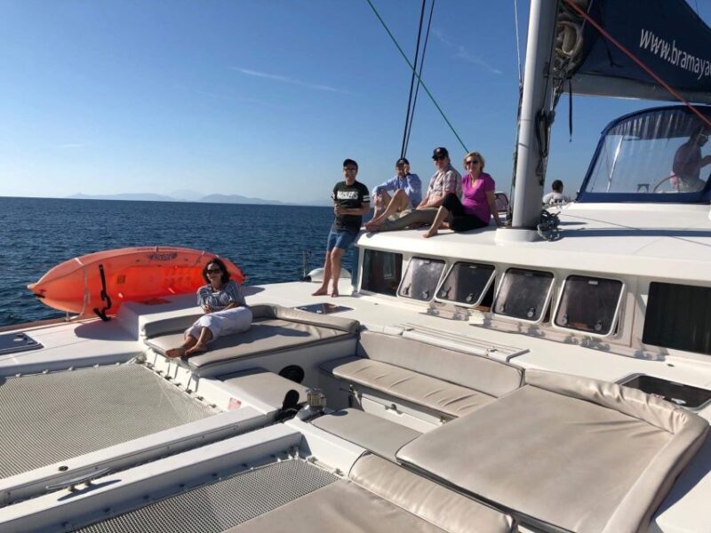 Paros: Catamaran Cruise with Swimming, Meal and Drinks - The Itinerary in Detail