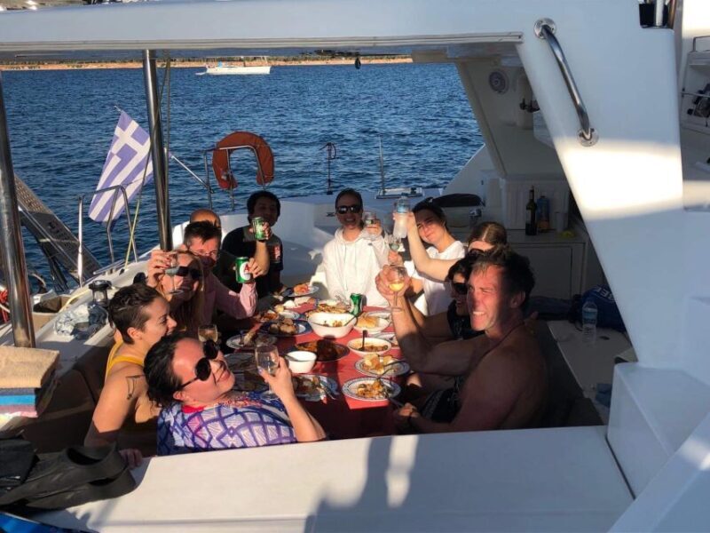 Paros: Catamaran Cruise with Swimming, Meal and Drinks - The Sum Up