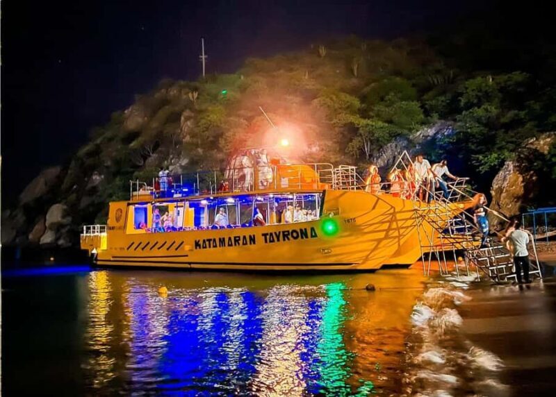 Party on a cruise through the Bay of Santa Marta with a DJ, music, and an open bar - An Authentic Night Out on the Bay of Santa Marta