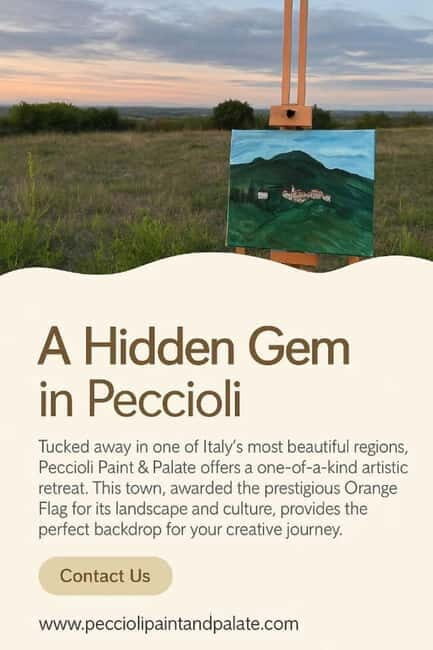 Peccioli: Painting Experience with Wine and Snacks - Authenticity and Unique Features