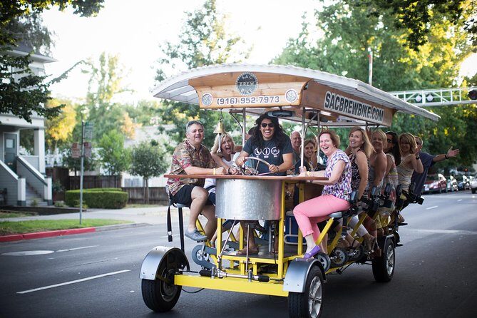 Pedal, Drink, and Bar hop through Sacramento on a 15 seat Beer Bike - Pedal, Drink, and Bar Hop Through Sacramento on a 15-Seat Beer Bike