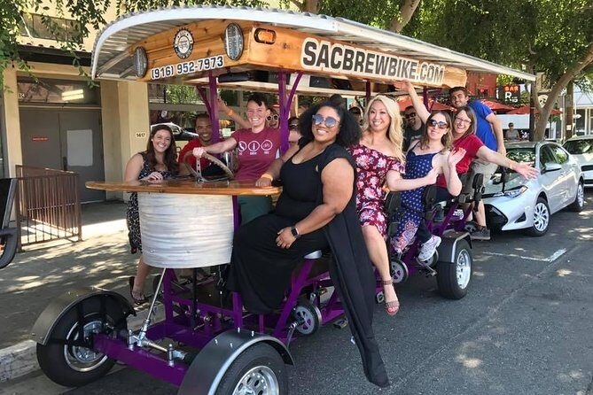 Pedal, Drink, and Bar hop through Sacramento on a 15 seat Beer Bike - A Closer Look at the Sacramento Beer Bike Tour