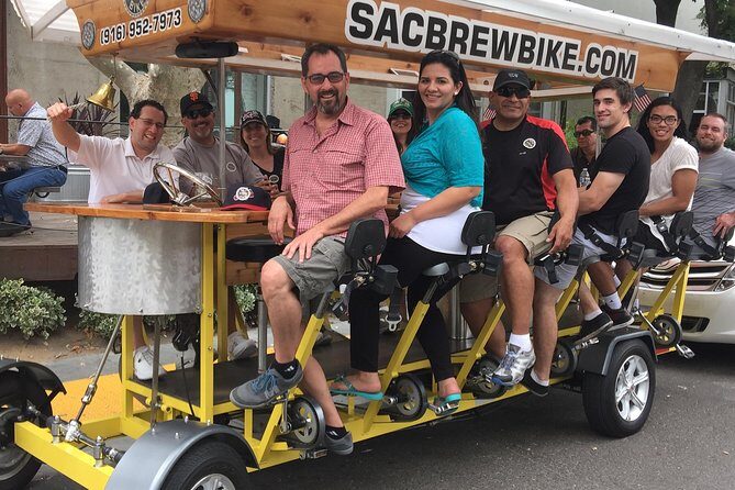 Pedal, Drink, and Bar hop through Sacramento on a 15 seat Beer Bike - FAQs