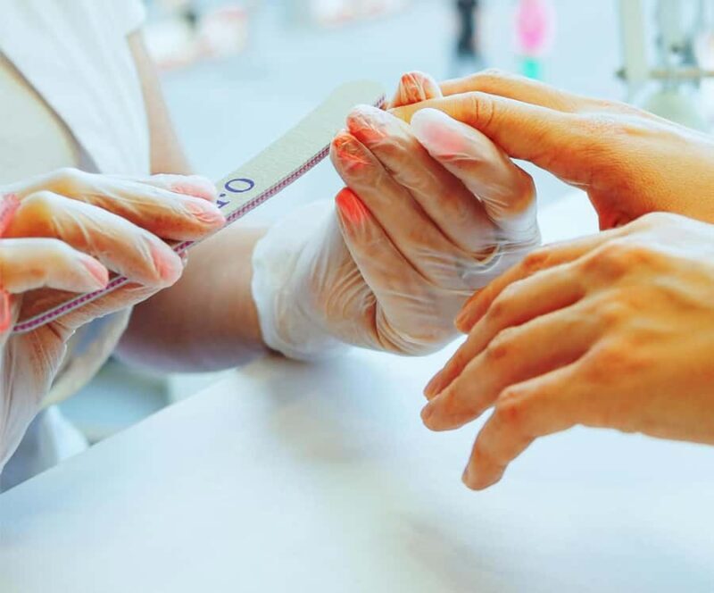 Pedicure Manicure With Nail Polish Home Services - Key Points