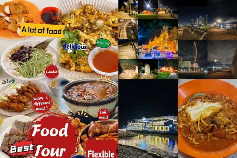 Penang: Authentic Local Food Tour with Scenic Walk - Key Points