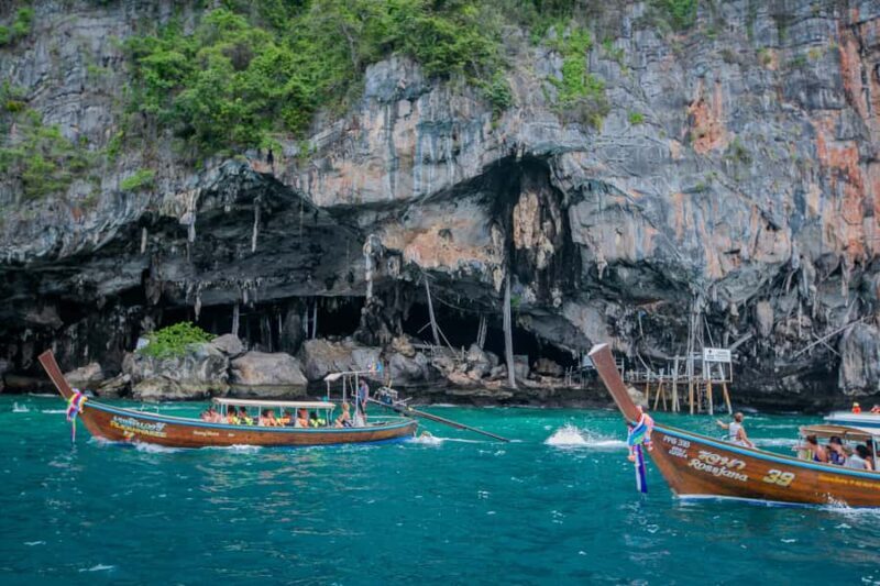 Phi Phi : Golden hour with premium traditional Thai boat - Scenic Long-Tail Boat Ride