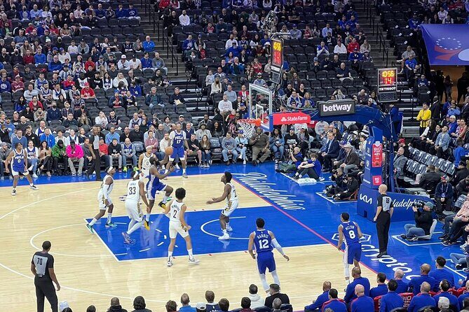 Philadelphia 76ers Basketball Game Ticket at Wells Fargo Center - Authenticity and Reviews