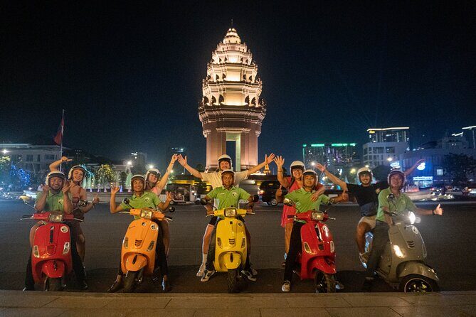 Phnom Penh Evening Foodie Vespa Tour - An Introduction to Phnom Penh by Vespa