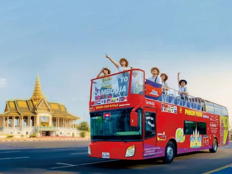 Phnom Penh: Hop-On Hop-Off Bus Ticket Free Mekong Cruise - An Easy, Insightful Way to Discover Phnom Penh