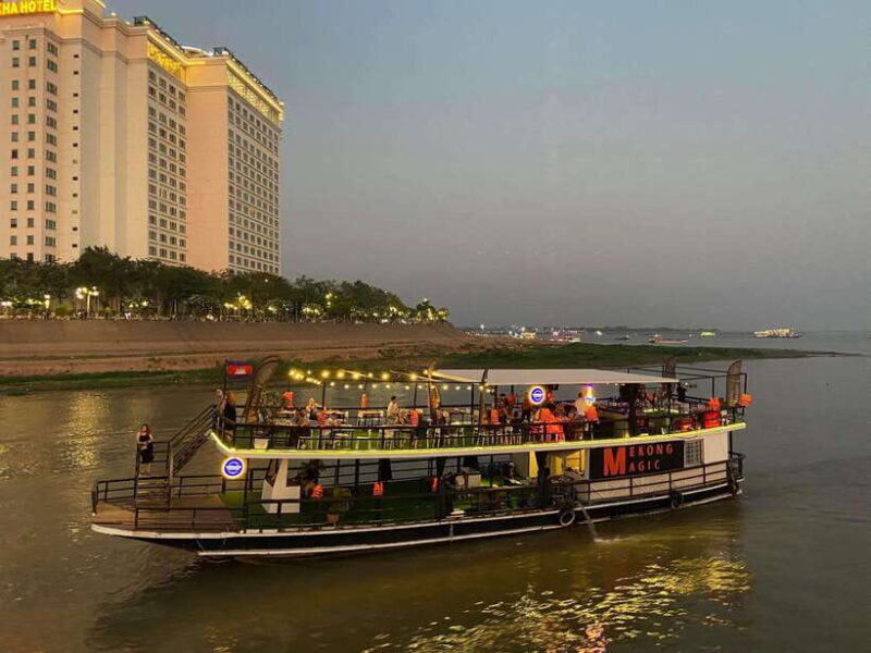 Phnom Penh: Sunset Cruise with Unlimited Beers & BBQ Buffet - Key Points