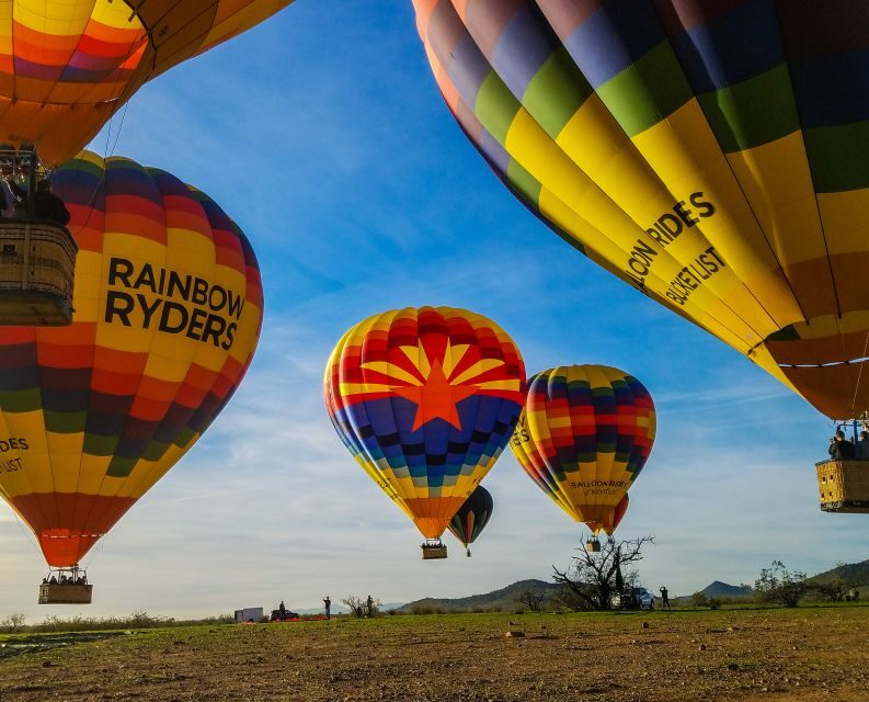 Phoenix: Hot Air Balloon Flight with Champagne - The Landing & Celebration
