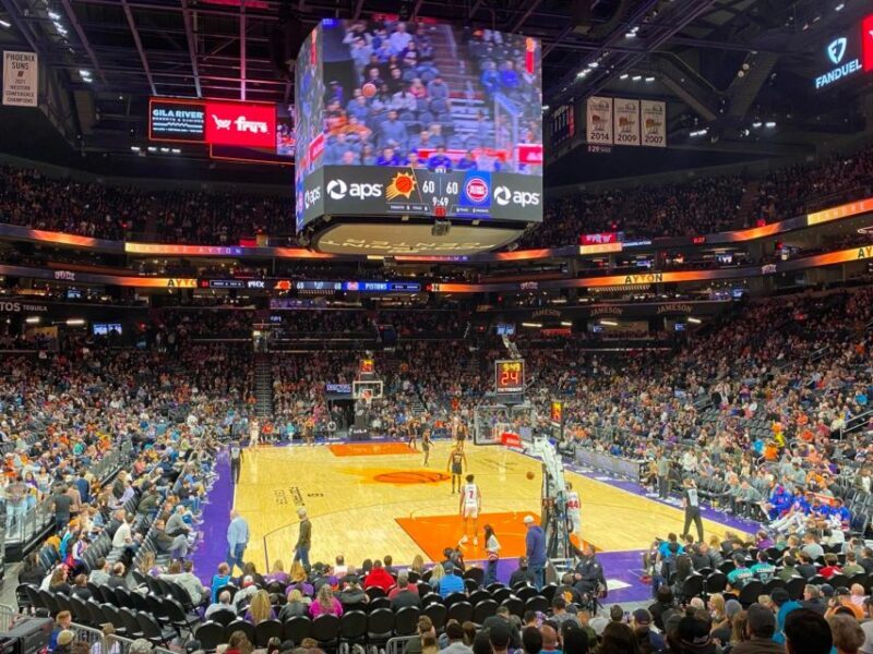 Phoenix: Phoenix Suns Basketball Game Ticket - The Itinerary of a Phoenix Suns Game Experience