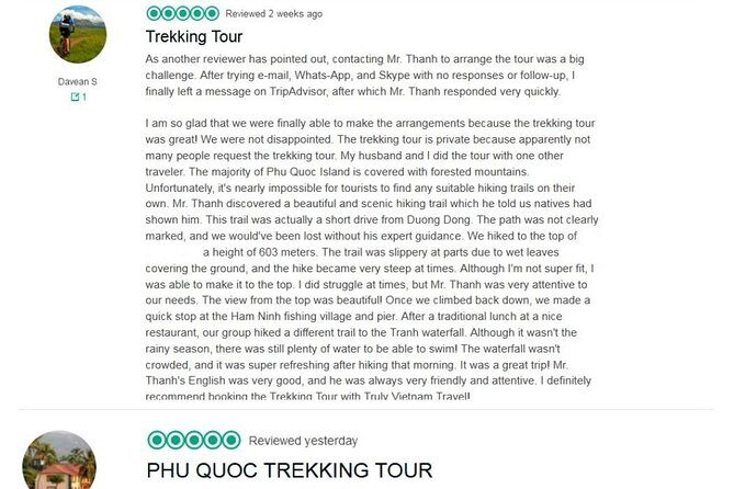 Phu Quoc Private Trekking Tour - The Sum Up