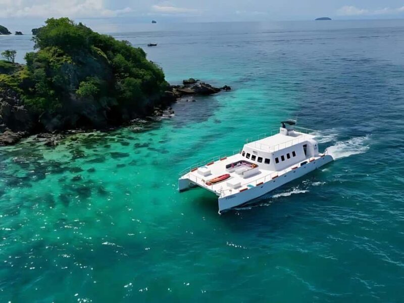 Phuket: Coral Island by Catamaran Yacht with Sunset Dinner - Key Points