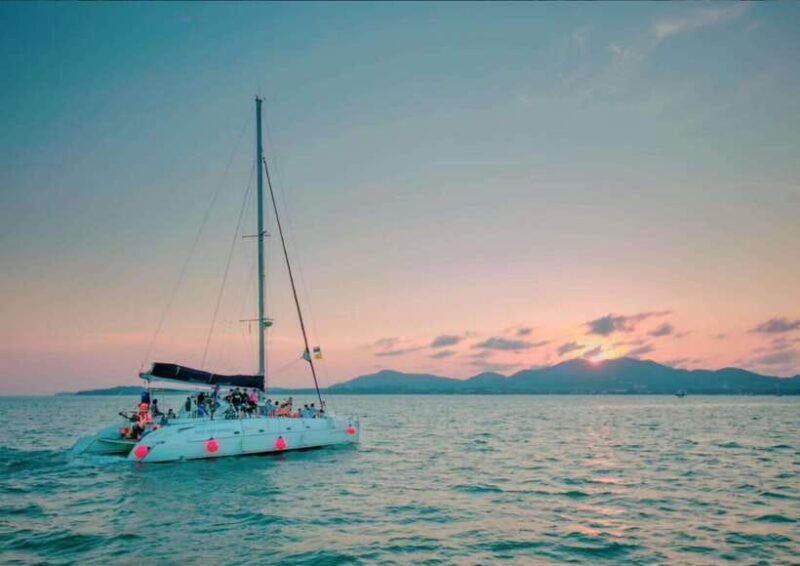 Phuket: Coral Island Catamaran Cruise with Sunset Dinner - Key Points
