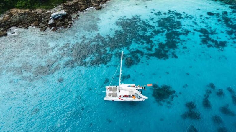 Phuket: Coral, Racha, Promthep Island Catamaran Trip & Lunch - The Itinerary in Detail