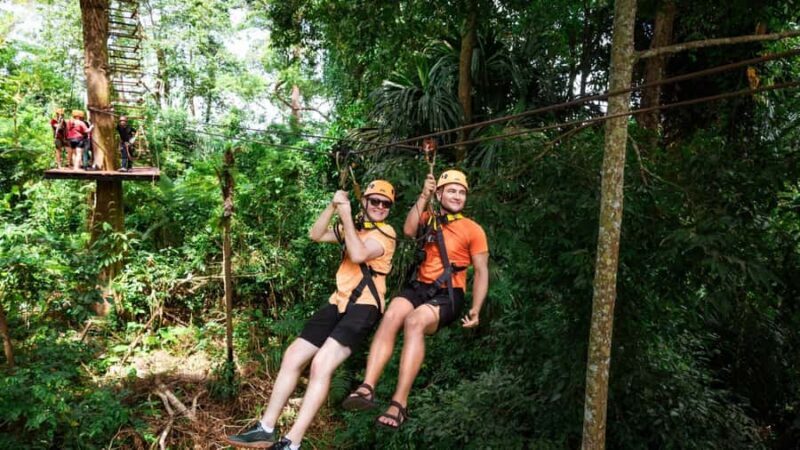Phuket: Highlights Sea Turtle Center, Rafting ,Temple Tour - Bamboo Rafting Through Khao Lak’s Forest