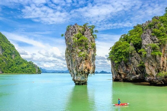 PHUKET: James Bond-Canoeing Hong Island by Speed boat-Lunch - Key Points