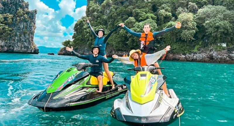 Phuket: Jet Ski Tour to 9 Islands with Lunch & Transfers - Lunch on Naka Noi Island