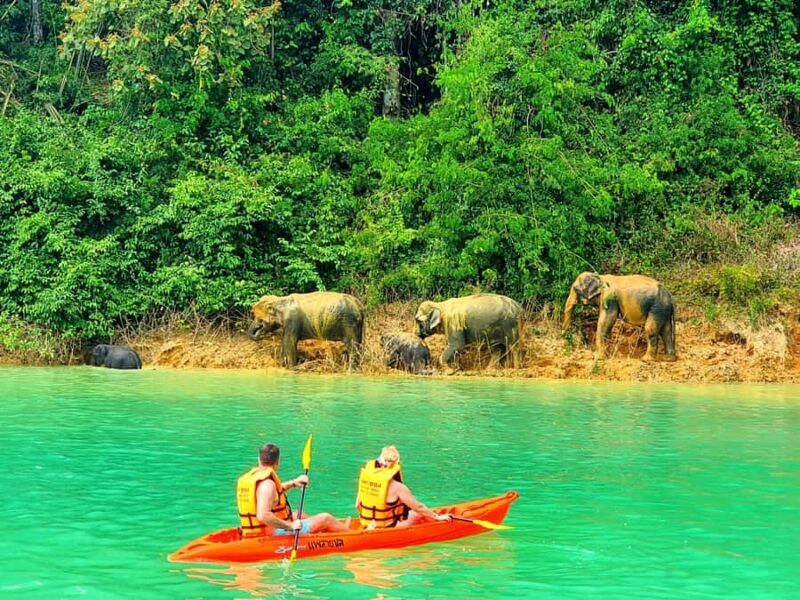 Phuket or Anywhere: 2-Days Cheow Lan Lake Tour & Raft-Resort - Jungle Walk and Cave Exploration