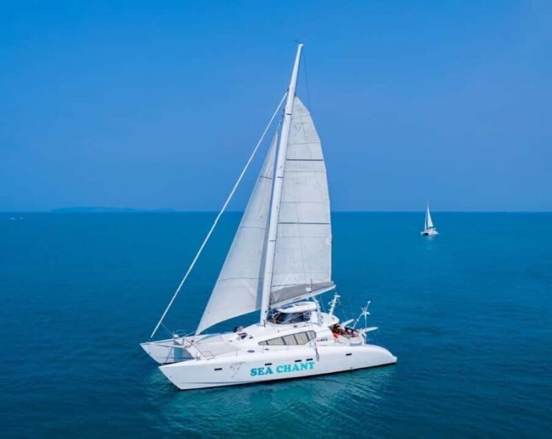 Phuket: Racha & Coral Islands Luxury Catamaran Private Tour - Starting Your Day: Easy Pickup and Comfortable Catamaran Journey