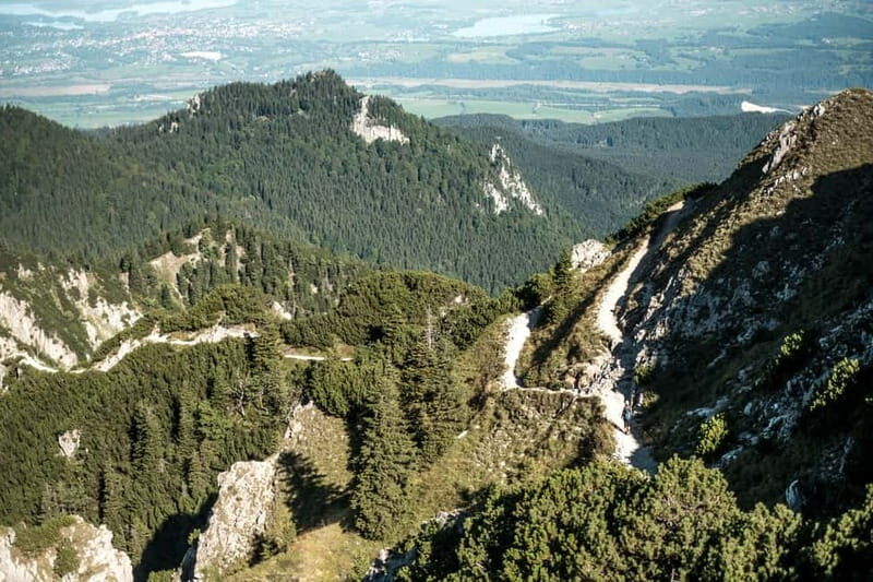 Pick-up from Munich: Sunset over-night hike Bavarian Alps - Descent Options & Flexibility