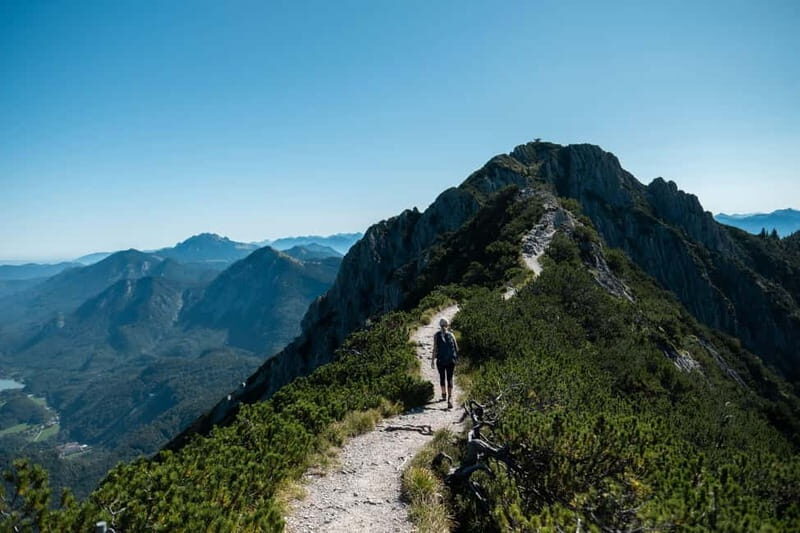 Pick-up from Munich: Sunset over-night hike Bavarian Alps - Return to Munich and Drop-off