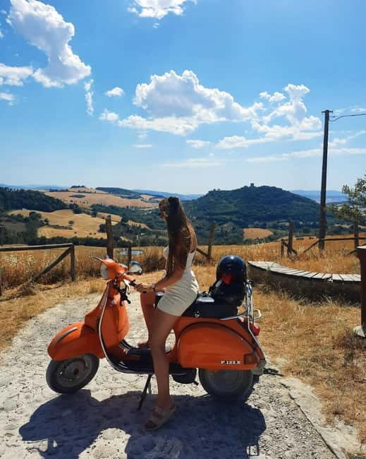 Pienza: Val d'Orcia Vespa Tour with Guide - In The Sum Up