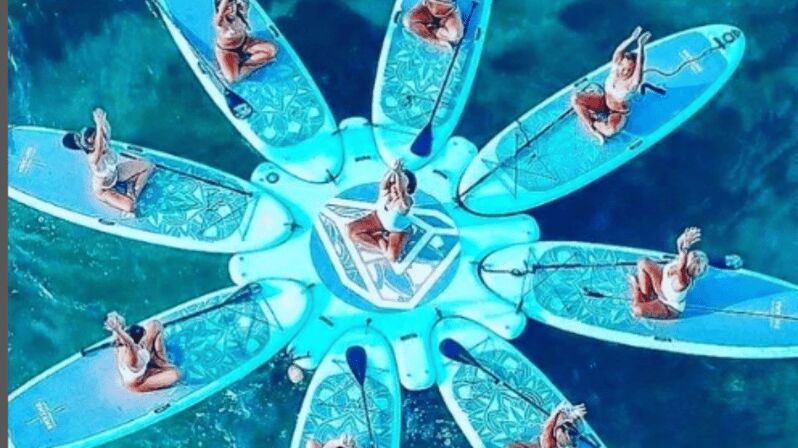 Pilates on stand up paddle and tour with pick up point - An Authentic and Balanced Experience