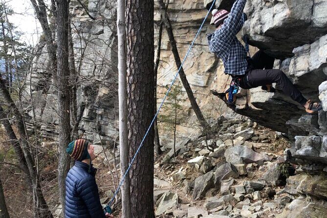 Pilot Mountain Rock Climb with a Certified Guide - An Authentic Climbing Experience in North Carolina’s Outer Banks