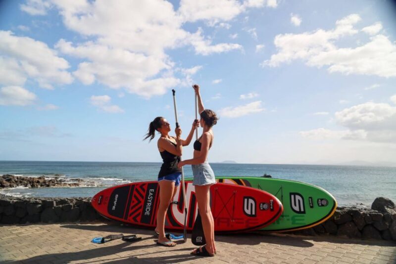 Playa Blanca: Stand up paddle class for beginners - The Day of the Tour: What to Expect