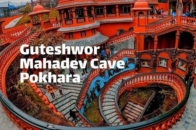 Pokhara in 5 Hours: Lake, Museum, Cave, Falls & Pagoda Hill - End at the World Peace Pagoda