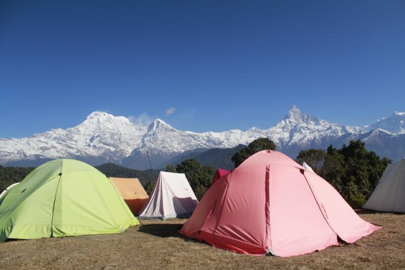 Pokhara: One night camping, campfire stay at Australian camp - Key Points