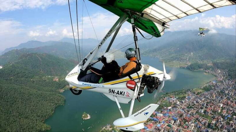 Pokhara Ultralight: AIR TREKK of the Himalayas (90 minutes) - Key Points