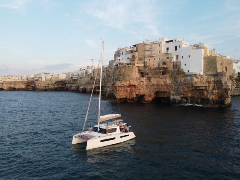 Polignano a Mare: Catamaran Tour with Aperitif & Local Food - Key Points