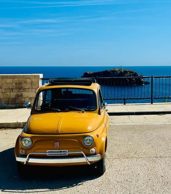 Polignano a Mare: Tour By Vintage Fiat 500 with driver - Key Points