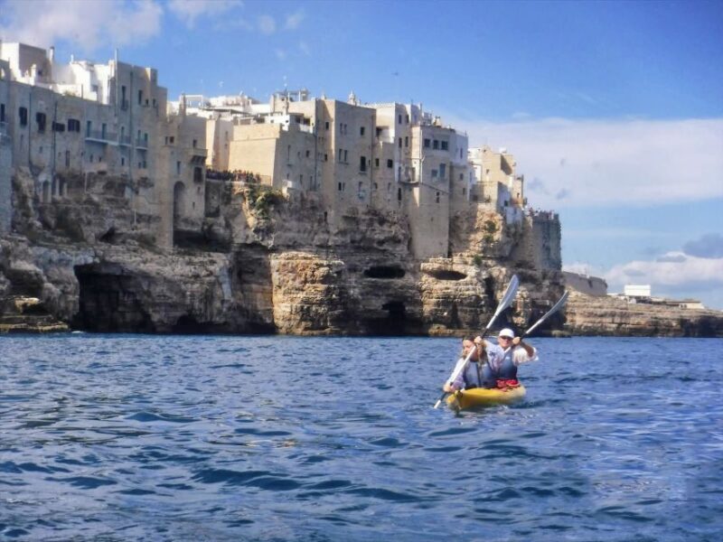 Polignano kayak tour + swimming stop in cave - Start with the Location and Meeting Point