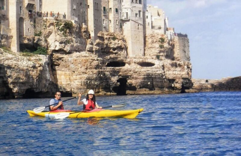 Polignano kayak tour + swimming stop in cave - The Itinerary and Highlights
