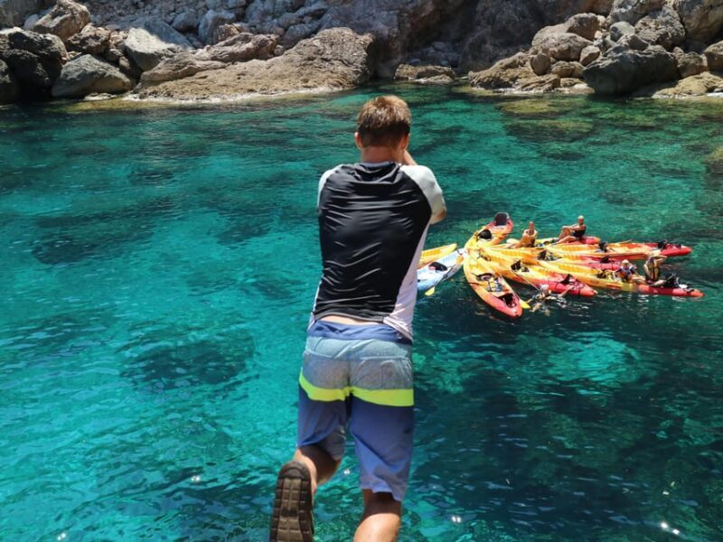 Pollença: Kayak and Coasteering Cliff Jumping - The Value for Adventure and Nature Enthusiasts