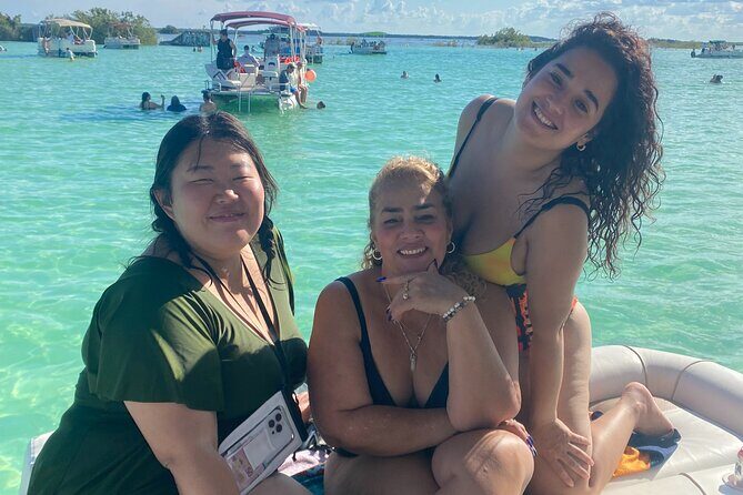 Pontoon Private Tour of the Seven Colors Lagoon - An authentic way to explore Bacalar’s famed lagoon