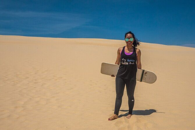 Port Stephens + Whale Watching + 4WD/Sandboarding ex Sydney - Transport & Group Dynamics