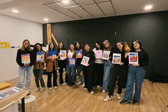 Porto: Acrylic Painting Workshop for Groups at Antero de Quental - Key Points