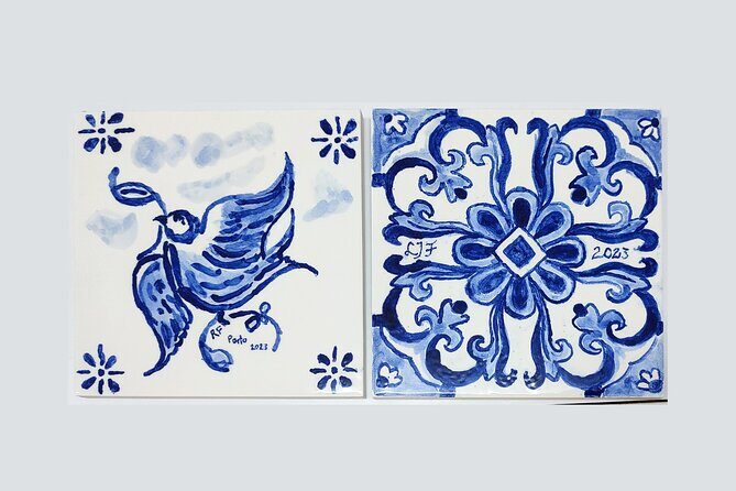 Porto Tile Painting Workshop in artist studio - An In-Depth Look at the Porto Tile Painting Experience