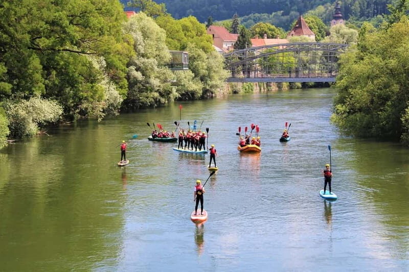 Potschnosstour 14 km St. Michael- Leoben with a Canoe or SUP - Key Points